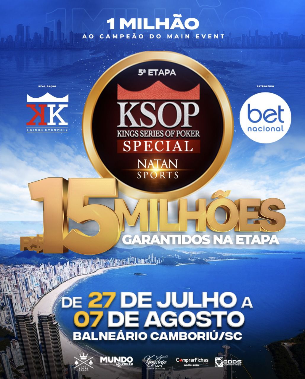 KSOP Special é confirmado em Balneário Camboriú com R$ 15 mi GTD