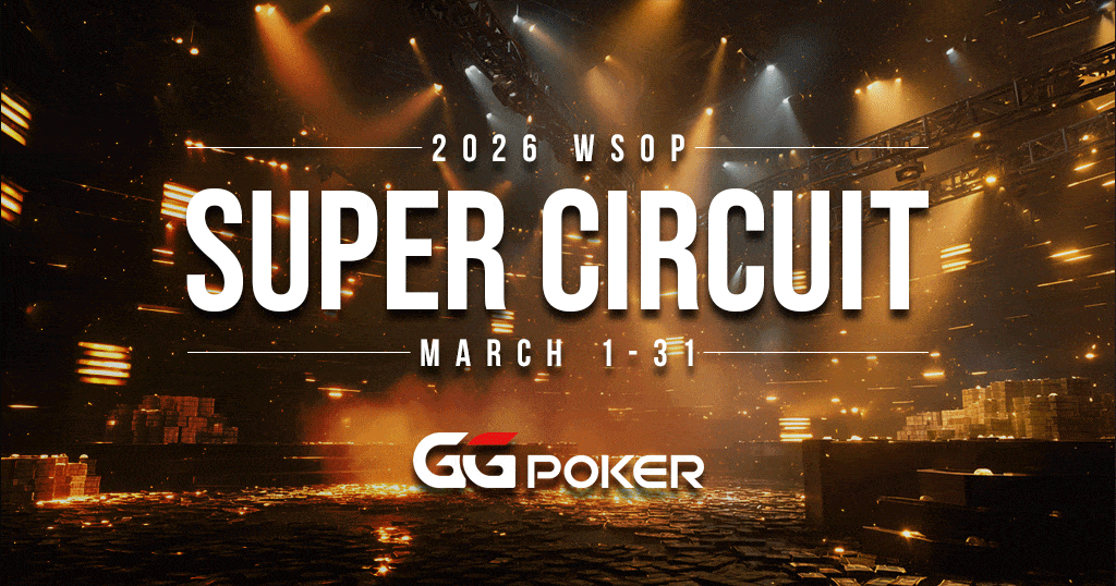 WSOP Super Circuit é destaque na GGPoker a partir de domingo